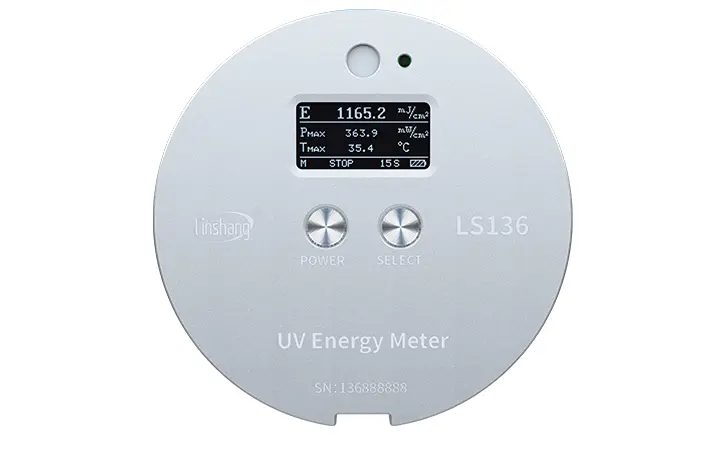 UV energy meter| LS136 UV mercury lamp power puck - Linshang