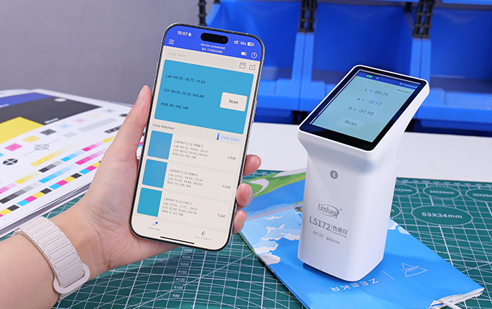 Light LS172 Digital Colorimeter - 45u00b0/0u00b0 D65 Light Source, Touch Spectrum Meter